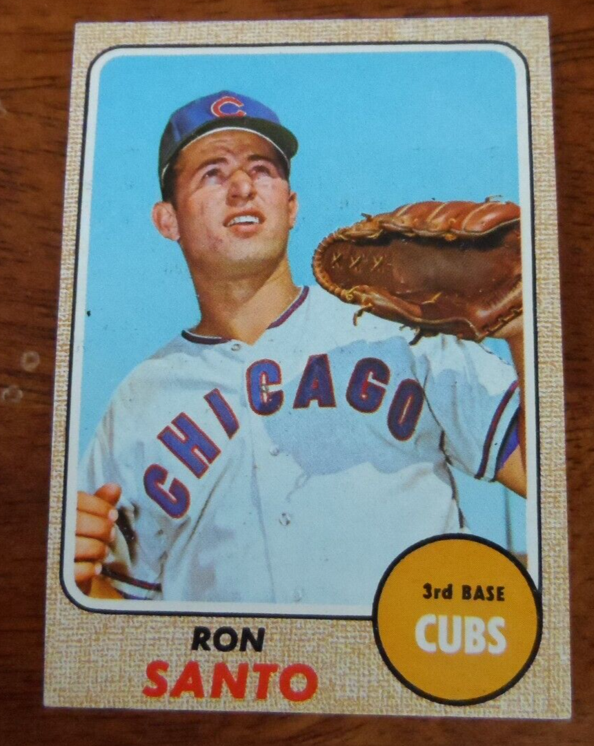 1968 TOPPS BASEBALL #235 RON SANTO CHICAGO CUBS EX-MT-NM 0-1237 | eBay