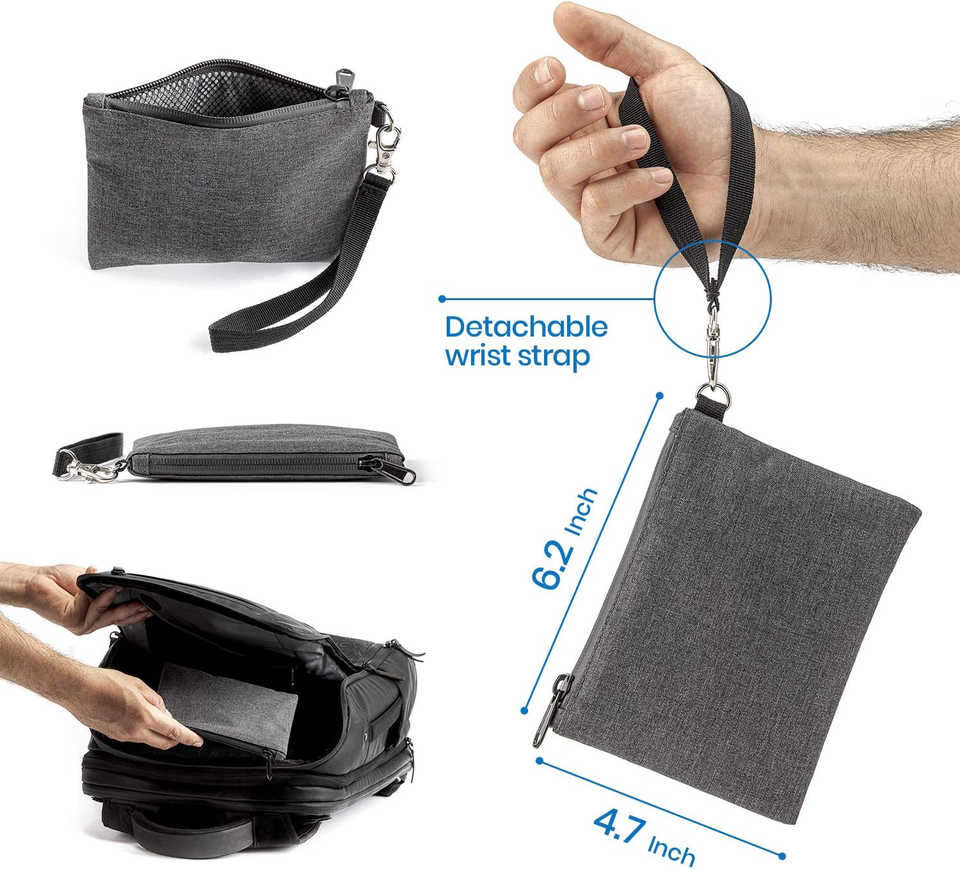 Epulse Small Smell Proof Bag - 6x4 inch | Smell Proof Pouch Container ...