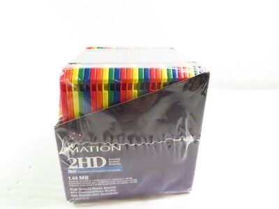 IBM Imation 2HD IBM 25 Colored Diskettes 1.44 MB, Brand New, FREE 2-3 ...