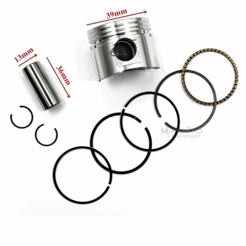 Lifan 50cc Engine Piston Ring Kit for Dirt Pit ATV Quad Bike Atomik ...