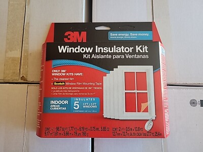 3M Indoor Window Insulator Kit - Pack of 5 51131500242 | eBay