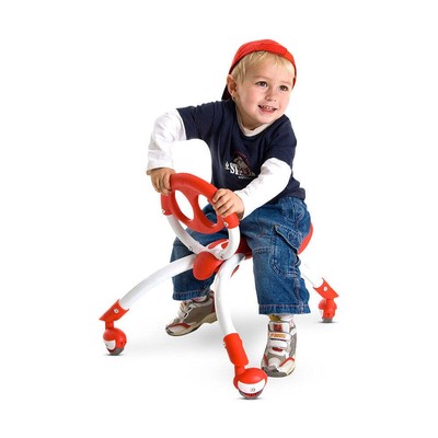 Ybike Pewi Red Ride On Push/Sit Toy Kids Walking Buddy Outdoor/Indoor ...