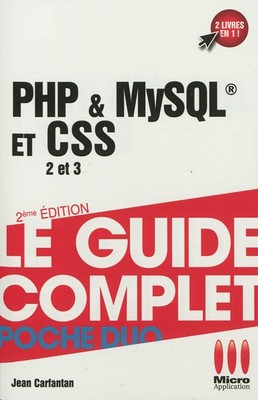 GUIDE COMPLET DUO PHP MYSQL ET CSS, Jean Carfantan | eBay