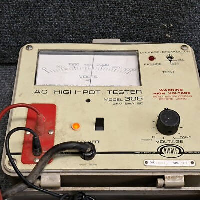 Biddle 305 AC High Pot Tester | eBay