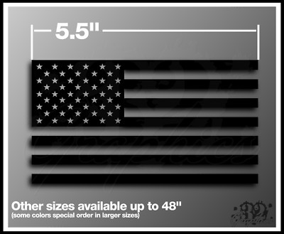 US Flag subdued vinyl sticker decal USA american | eBay