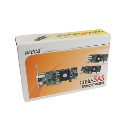 ARECA ARC-1883i SAS/ SATA RAIDカード 8ポート PCIe3.0、On-Board Cache 2GB 2x ...