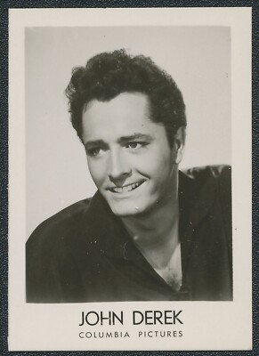 1950's JOHN DEREK SMILING TV & MUSIC STARS B&W DUTCH GUM CARD NM+ | eBay