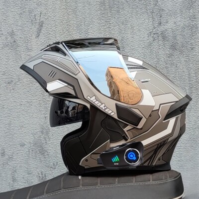 Bluetooth Motorcycle Helmet Wireless Camera Recorder Modular Motorbike ...