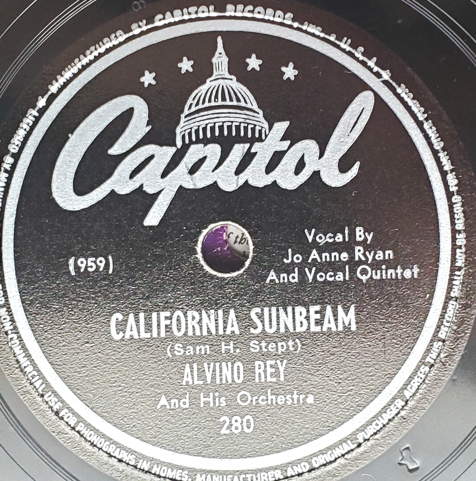 78 RPM Record Alvino Rey 1947 VG 10 inch Capitol 280 The Way That The ...