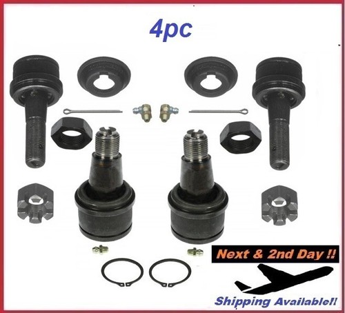 For RAM 2500 Ford F250 4WD MOOG Ball Joint SET Front Upper + Lower ...
