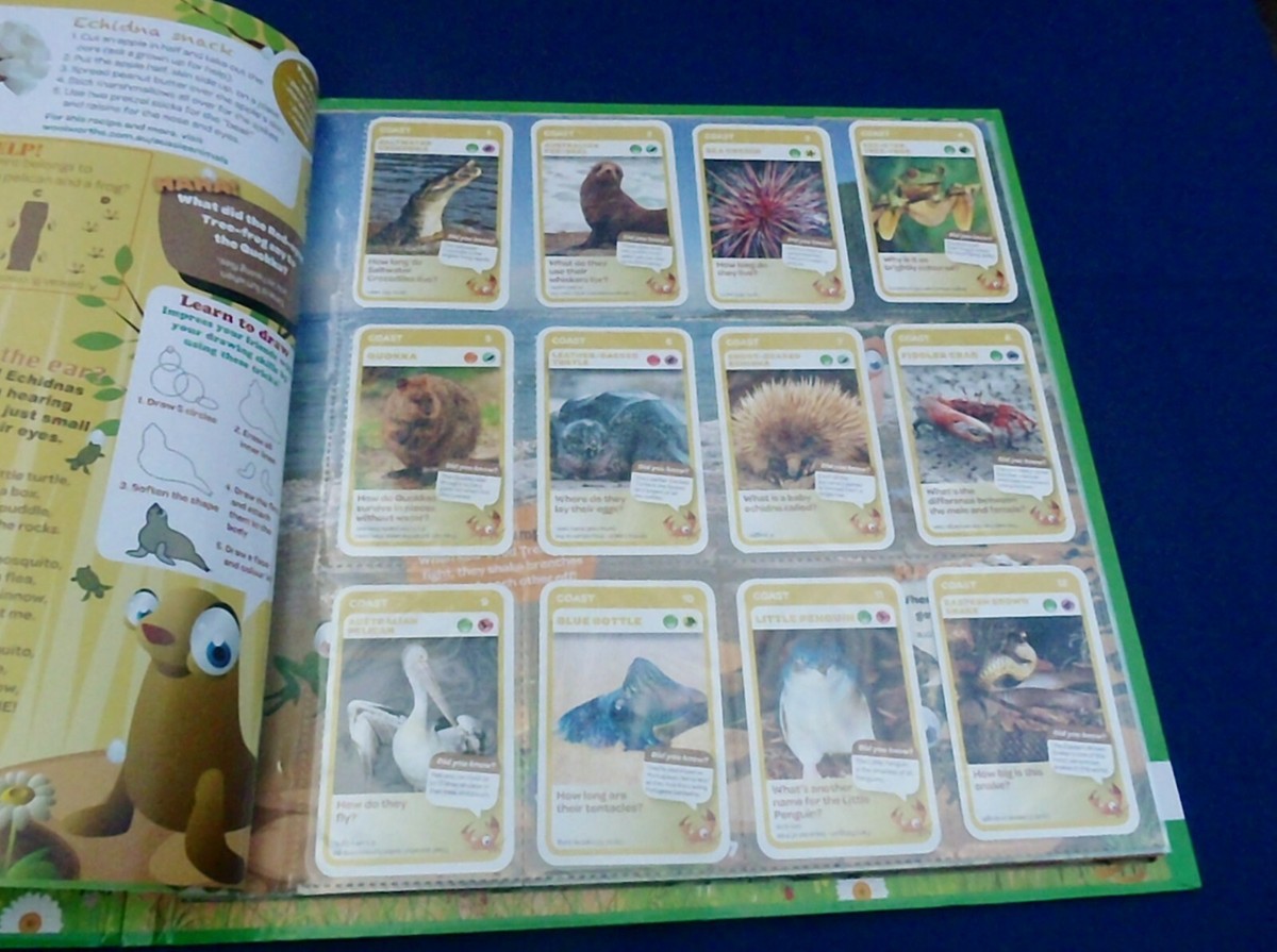 Aussie Animal Cards Album Woolworths