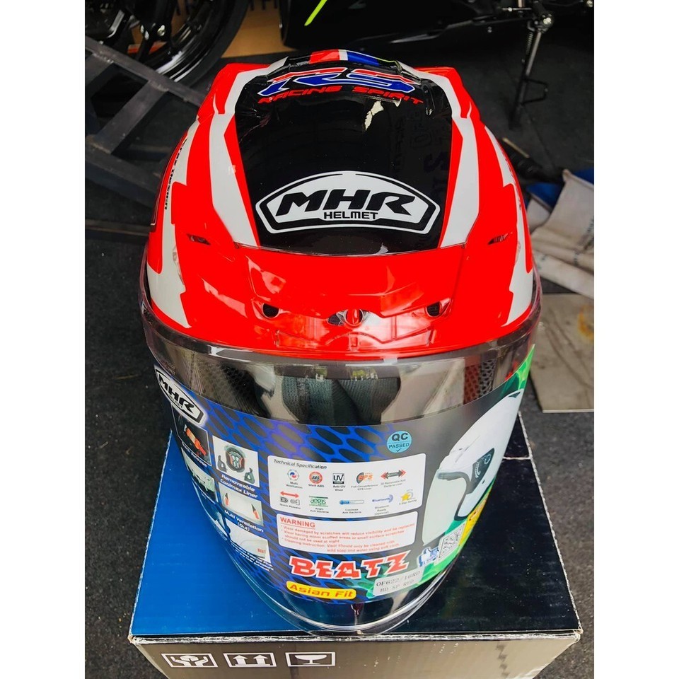 HONDA HRC MM93 MARC MARQUEZ RR MOTO GP REPSOL SAFETY HELMET MHR + GOLD ...