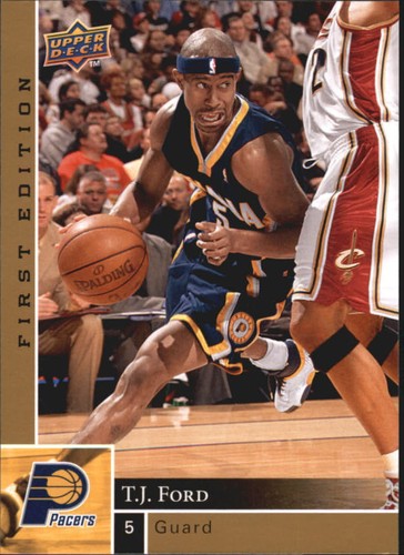 2009-10 Upper Deck First Edition - Gold #58 T.J. Ford for sale online ...