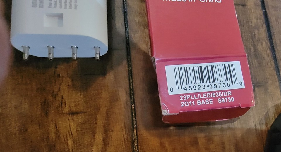 (3 for price) Satco 23PLL/LED/835/BP, 4 Pin PLL LED 23w,120/277V 2G11 ...