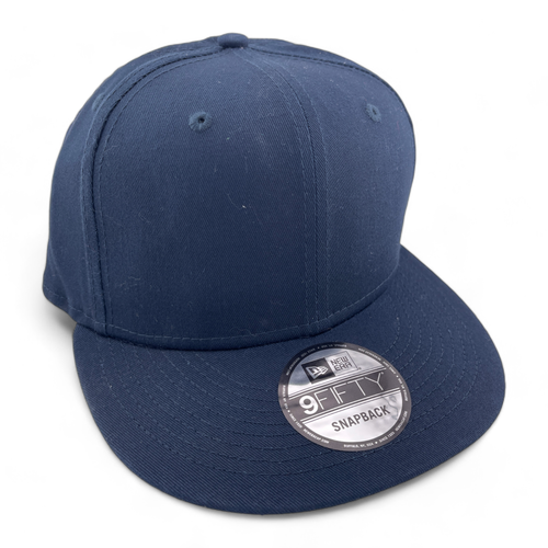 New Era Blank for Customs All Navy Blue 9Fifty Adjustable Snapback ...