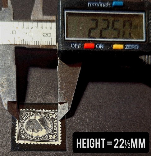 #613 1923 2c Harding Perf. 11 Rotary Press Sheet Waste with Machine ...