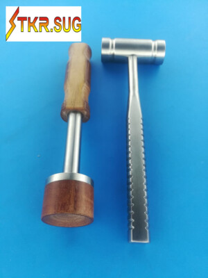 Garzog Mallet fiber Handle with Head Impactor Orthopedic Surgical ...