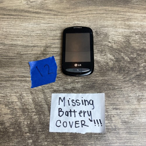 LG LG800G Black Bluetooth 2.0 MP 2.8" Color Touch Screen Tracfone ...