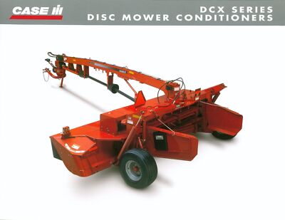 2001 Case Tractor DCX Disc Mower Conditioner Dealer Brochure Spec Cut ...
