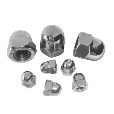 Hutmutter Edelstahl DIN 1587 M3 M4 M5 M6 M8 M10 M12 hohe Form V2A | eBay.de