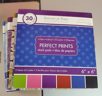 8 Perfect Print Construction Paper Stack Pads | eBay
