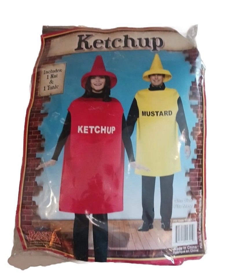 Lightweight Ketchup Adult Halloween Costume Rasta Imposta Ebay