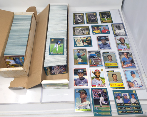 2001 Topps Baseball Complete Set 1-791 Ichiro Suzuki RC Doubles Inserts ...