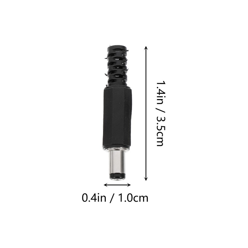 Dc Socket Kit Connector Adapter Cable Barrel Shape Plug Audio Equipment ...