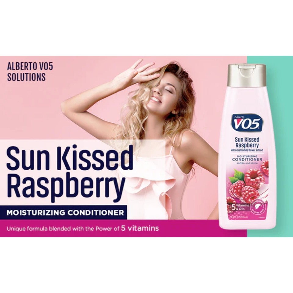 Alberto VO5 Sun Kissed Raspberry Chamomile Flower Conditioner 12.5oz ...