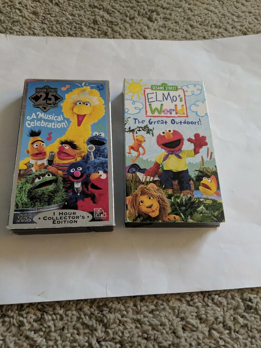 Sesame Street 25th Birthday A Musical Celebration Vhs Ebay