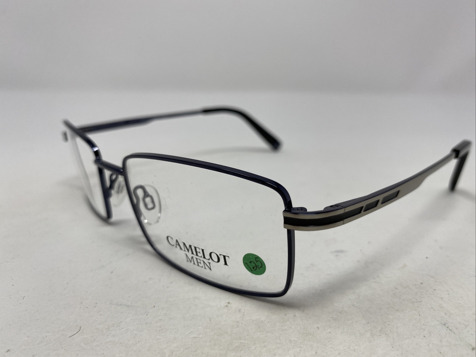 Camelot Men Austin BLACK 56-19-145 Black/Blue Full Rim Eyeglasses Frame ...