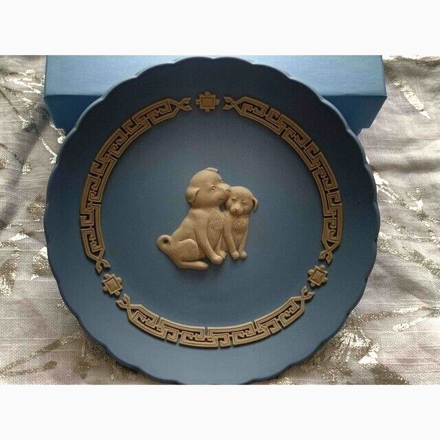 Wedgwood Jasperware Eto 2006 Year Tray Plate Dog Zodiac | eBay