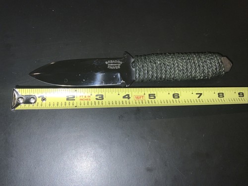Breadon Handcrafted Knives Rope Wrapped Fixed 4” Blade Knife Very Clean ...