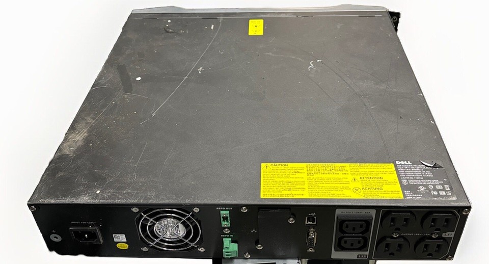 Dell UPS 1500VA 1000W Power Battery Backup Rack-M 100/120V H919N | eBay