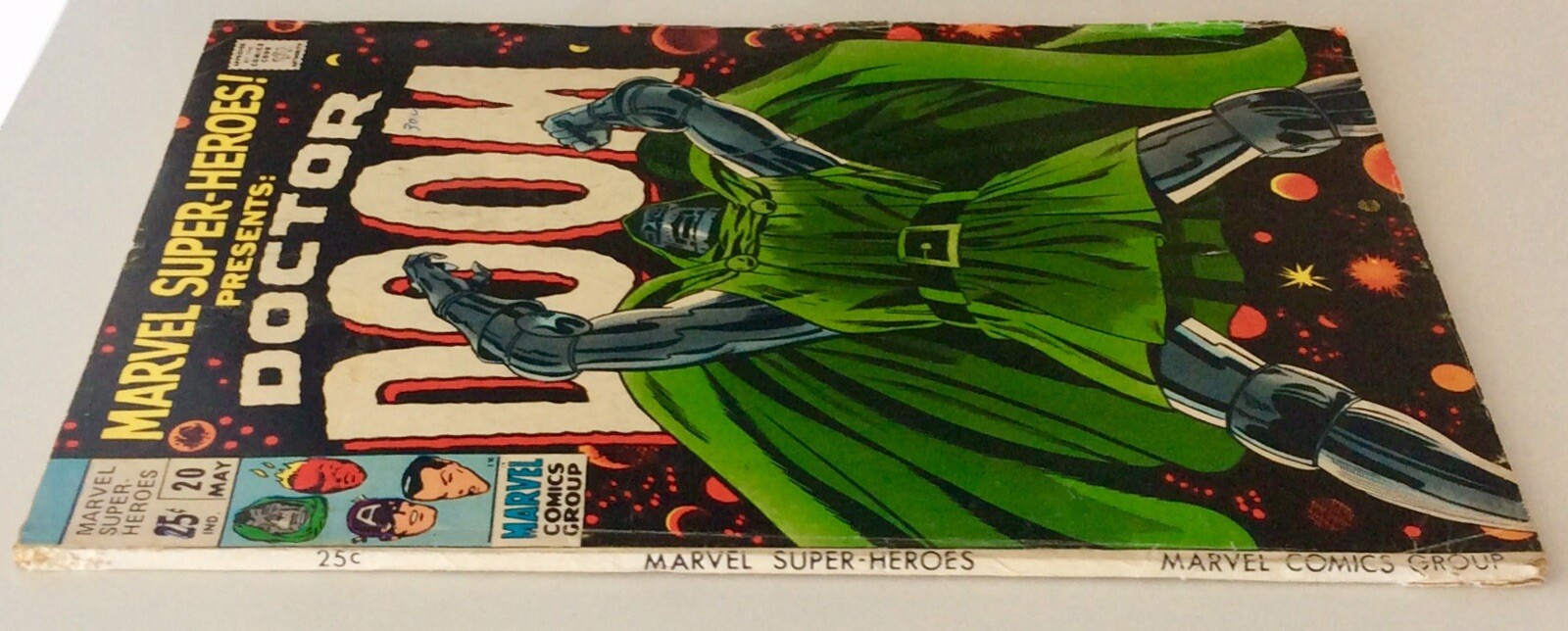 MARVEL SUPER-HEROES PRESENT #20 SILVER AGE COMIC VG 4.0 1969 1st SOLO ...