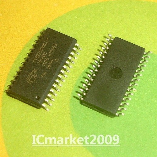 5 PCS CY62256VNLL-70SNXI SOP-28 CY62256 256K (32K x 8) Static RAM Chip ...