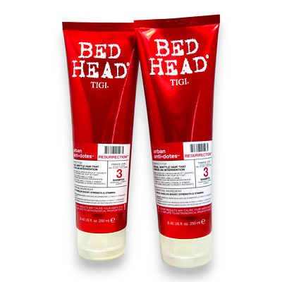 2X Bed Head By TIGI Resurrection 3 Shampoo 8.45oz./250ml LOT OF 2 ...