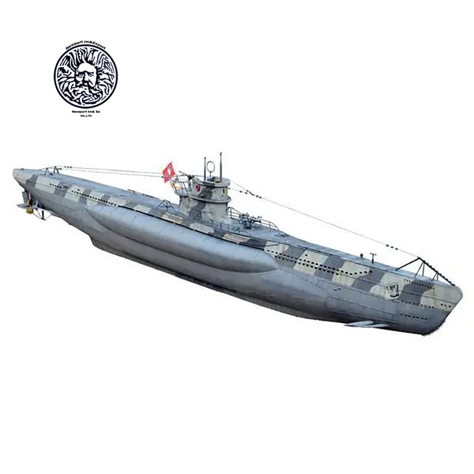 1:48 German U-Boat Type VIIC 1398mm 55" RC Submarine Scale Model ...