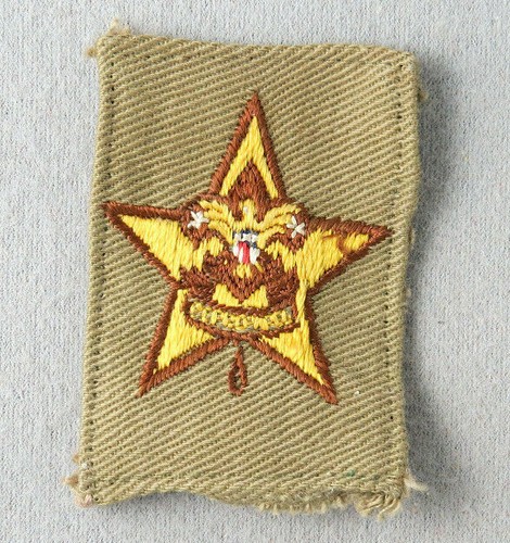 1925-1942 Star Scout Rank Square Patch Single Knot Coffee/Tan Variety ...