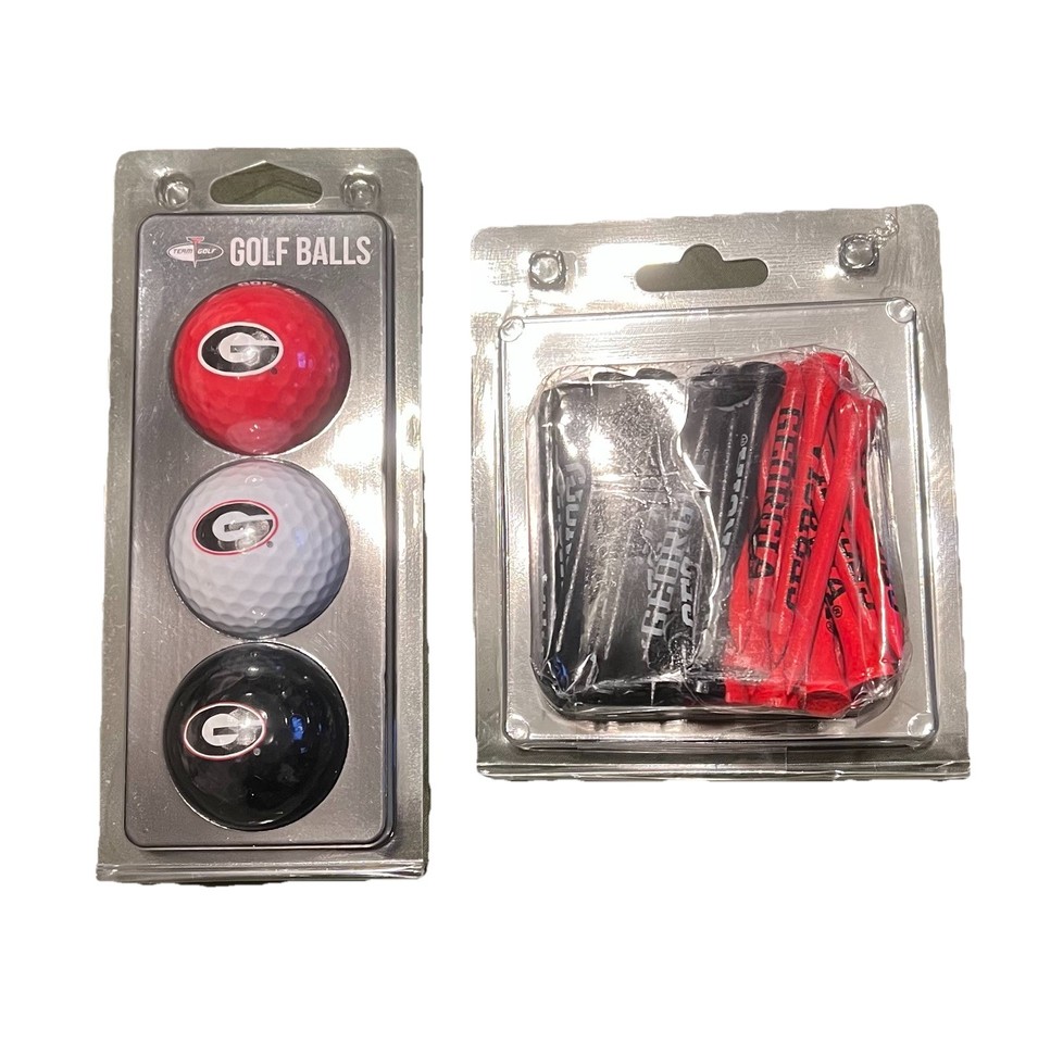 Georgia Bulldogs NCAA Golf Balls & 50 Golf Tees | eBay