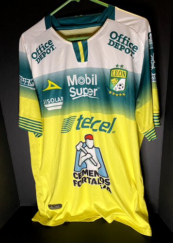 2019/2020 Club Leon Pirma Away #7 Quiroz Mens 2XL Soccer Jersey Futbol ...