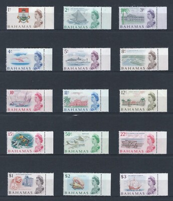BAHAMAS QE11 1965 FULL DECIMAL SET SG-273/287 1c TO $3.00 M.N.H. O/G | eBay