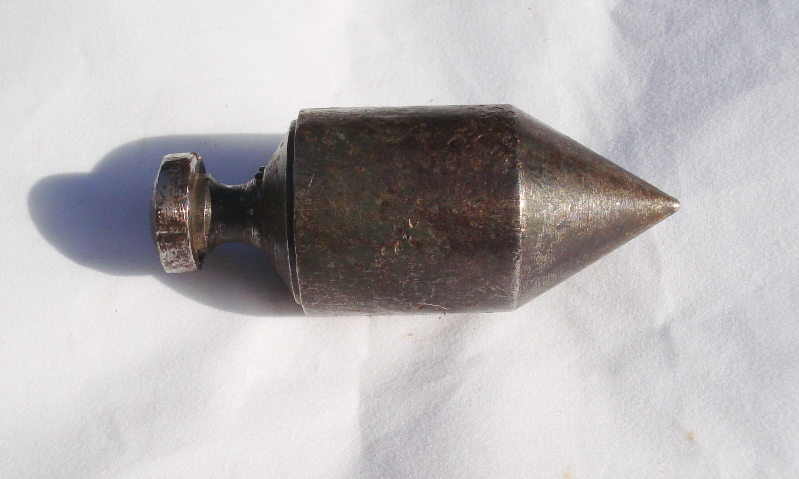 ANTIQUE PLUMB BOB SOLID IRON (ph2) | eBay