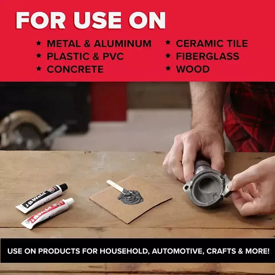 Strongest Metal Steel Aluminum Bond Adhesive Cold Weld Reinforced Epoxy ...