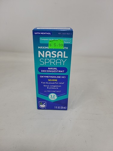 Rite Aid Maximum Strength 12 Hour Nasal Decongestant Relief Spray 1 oz ...