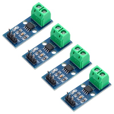 4pcs ACS712 Current Sensor AC DC 20A Range Hall Current Measuring ...