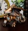 Ebros Roaring Steampunk Copper Skinned Robotic Cyborg Winged Dragon ...