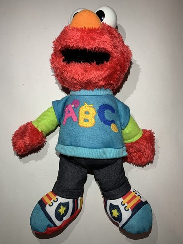 Sesame Street ABC Elmo Talking Singing Plush Educational Stuffed Toy | eBay