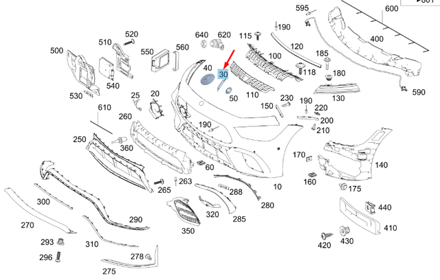 MERCEDES-BENZ E Cabrio A238 Sideskirt Bracket A0049910270 2017 for sale ...