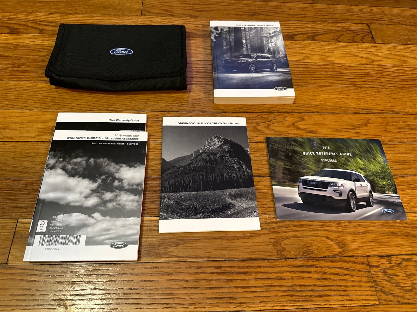 2017 Ford Explorer Owners Manual With Case OEM Free Shipping | eBay